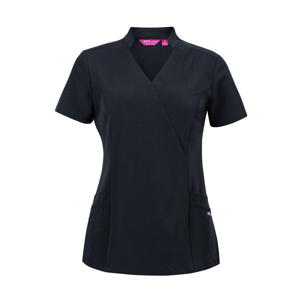 Ladies Nu Mandarin Collar Scrub Top – Colin Carr Agencies