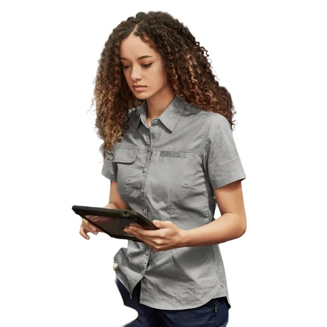 Women's Lightweight Tradie Short Sleeve Shirt – Colin Carr Agencies